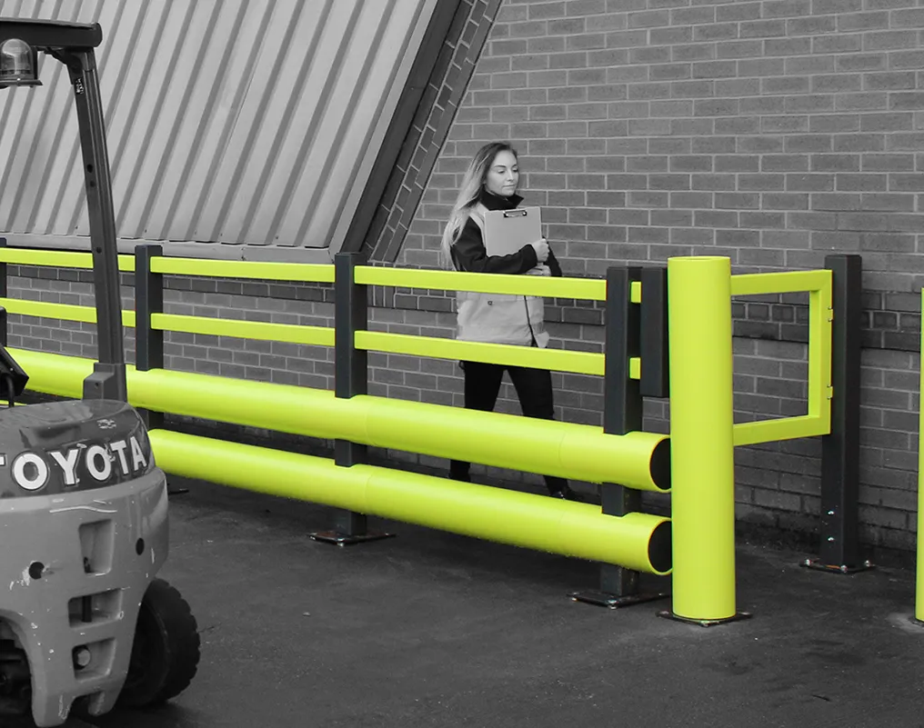 Pedestrian Barriers - Safety through segregation - Rack Armour